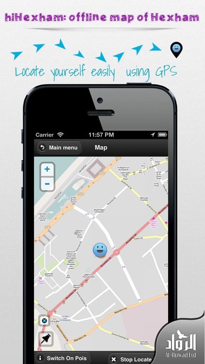 hiHexham: offline map of Hexham by Al-Ruwad Ltd