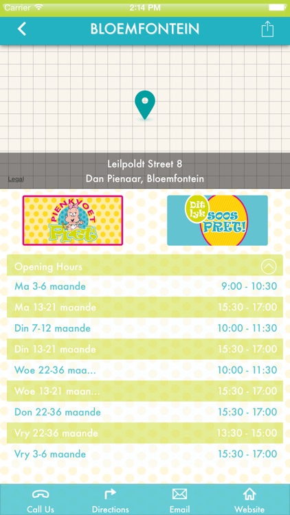 Pienkvoet-Pret Bloemfontein by Go Apps Mobile Media Marketing (Pty) Ltd