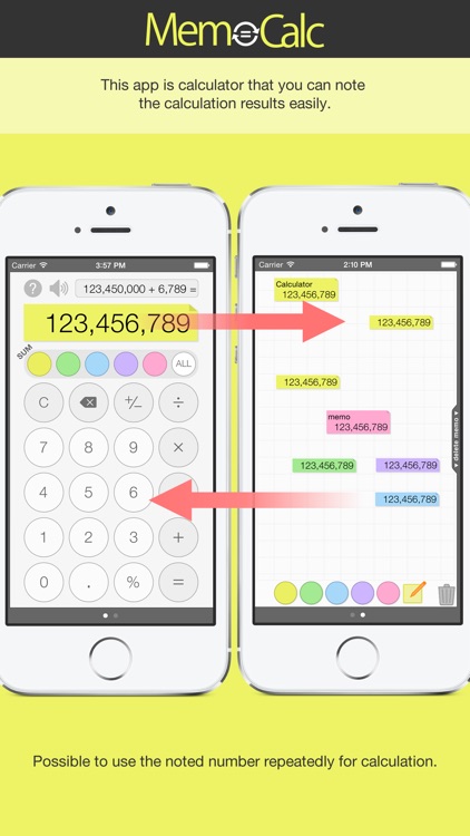 MemoCalc - calculator and memo - by POYL creations