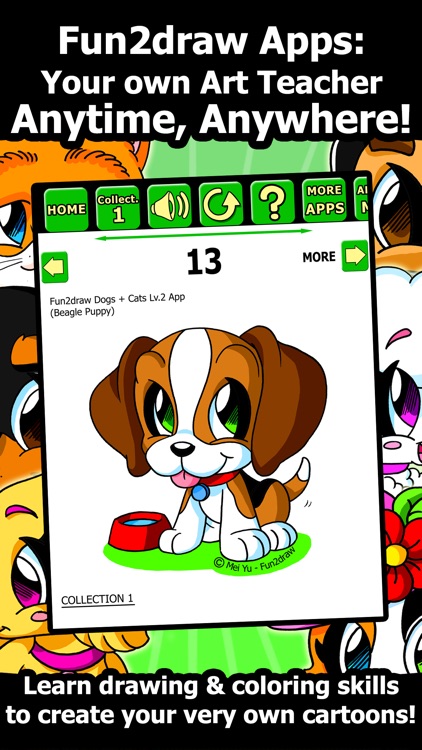 Learn to Draw Popular Dogs Cats - Draw and Color Easy Animals - Cartoon ...