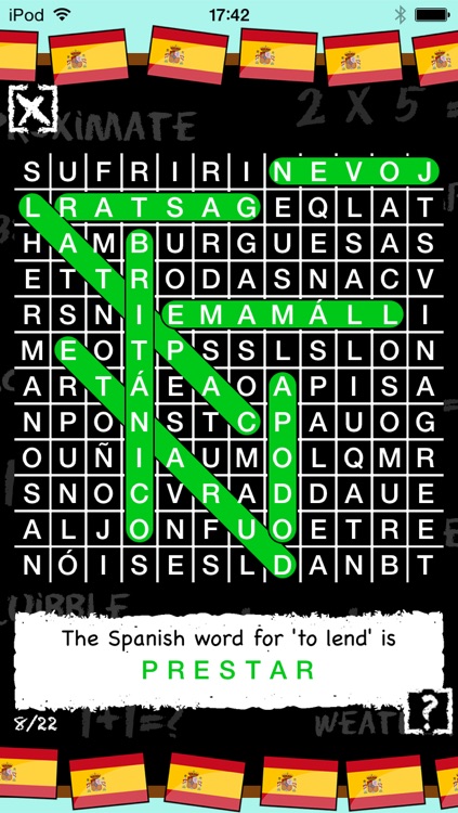 Spanish Vocab Word Search by Matchkin