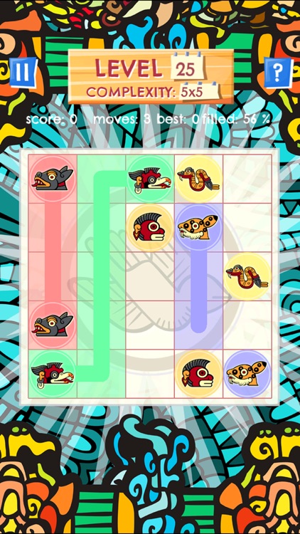 Aztec Flow - HD - PRO - Connect Matching Aztec Signs Ancient ...