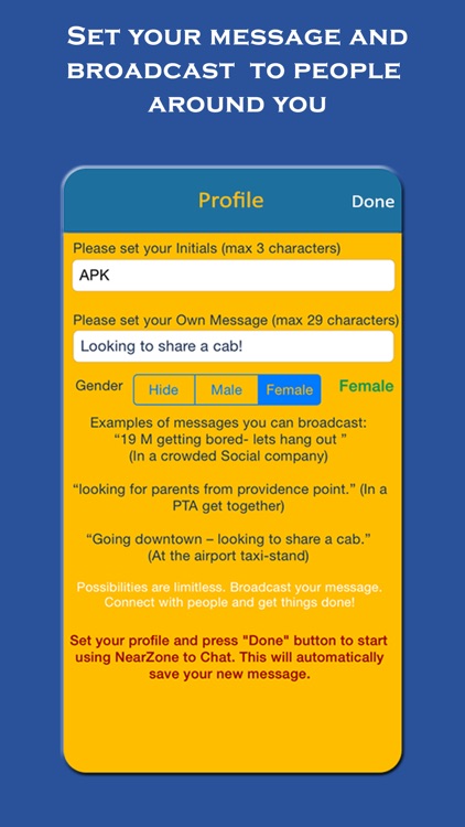 NearZone : Private Chat with People Nearby in the Crowd Around You by ...