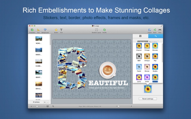 ‎Mac App Store에서 제공하는 CollageIt 3 Pro