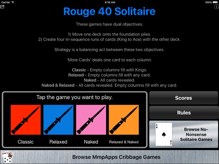 Rouge 40 Solitaire by MmpApps Corp.