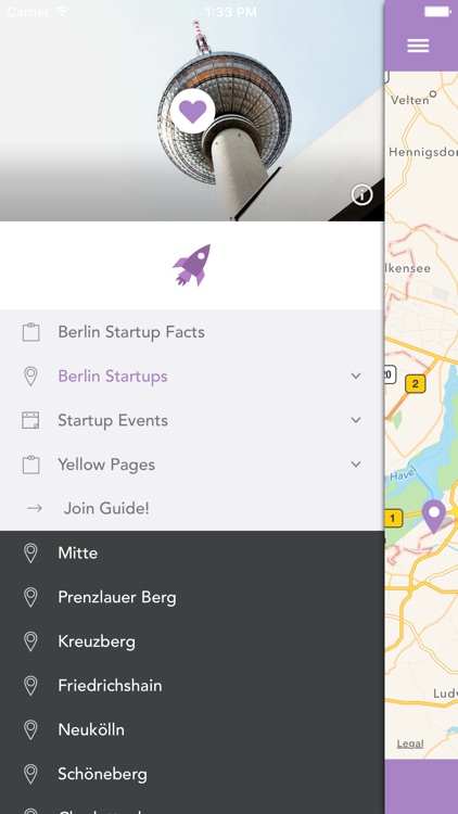 Startup Map Berlin by creative workline GmbH