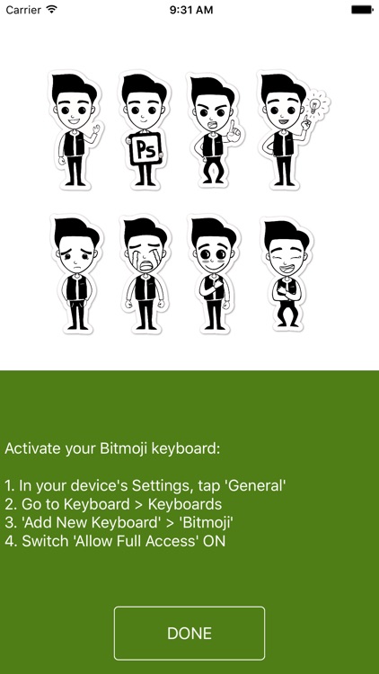 Avatar Keyboard by Vince Truong