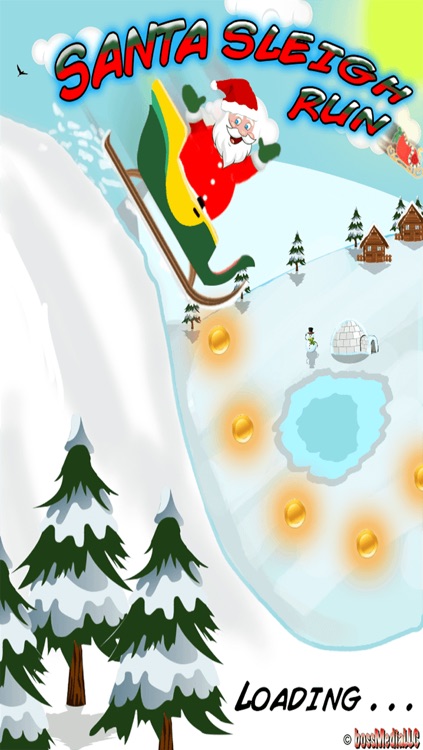 Santa Sleigh Run by David Savidia