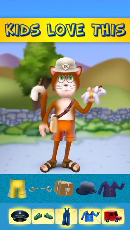 The Jolly Postman and His Cool Cat - Free Dressing Up Game For Kids by ...