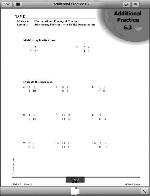 Student Print Materials for Number Sense, Geometry, Measurement by Elevated Lab Press