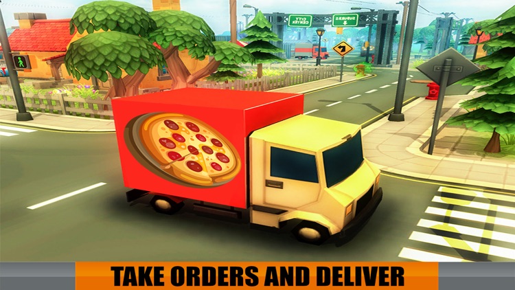 Food Truck Pizza Delivery Simulator - Mini Van parking Skills Games For ...