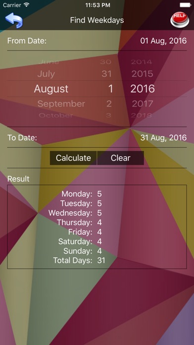 Date Calculator Calculate Age Difference Weekdays Between Two Dates 