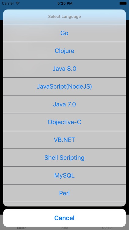 Online Console Compiler by Nigel Crasto