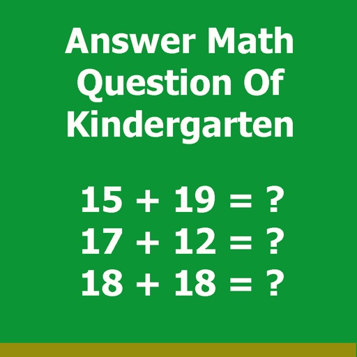 Answer Math Question Of Kindergarten by Siriyot Punyakijvikai