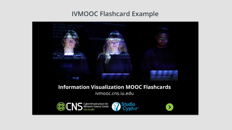 Information Visualization MOOC Flashcards by Studio Cypher