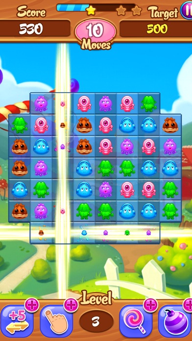 Monster Match-3 Puzzle Saga HD iPhone App