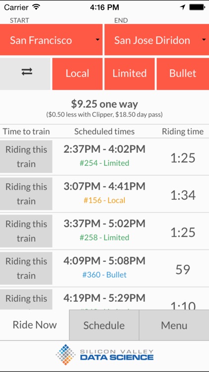 Caltrain Rider by Silicon Valley Data Science