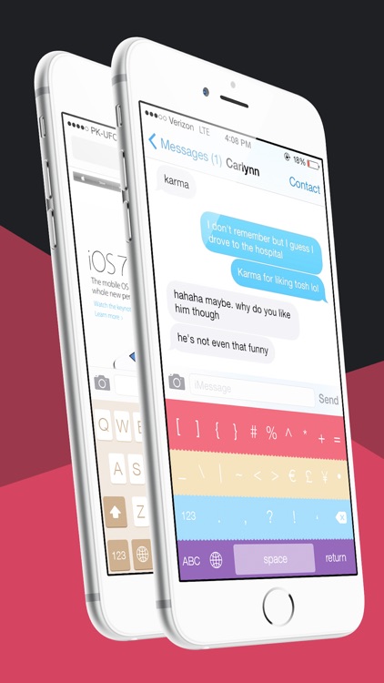 Color Keyboard Skins Custom Keyboard Design Themes For Ios8 By Alan Kong 