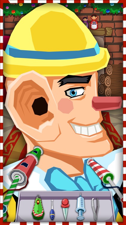 Christmas Santa Claus Ear Doctor Hospital - Fun xmas makeover salon ...