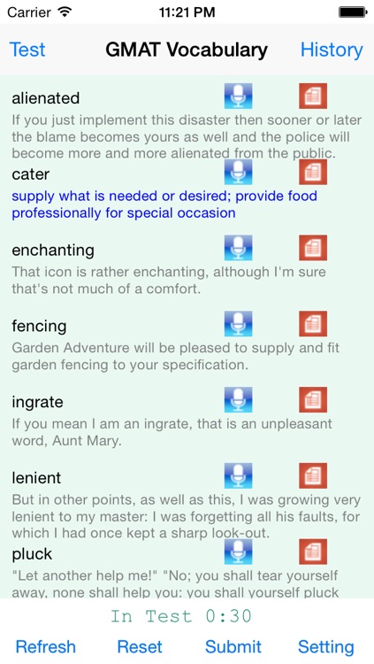 GMAT Vocabulary Test by hongwei yang