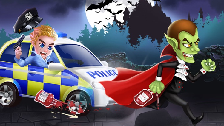 Crazy Policeman Hero - Vampire Rescue by Buffy Moon Ltd