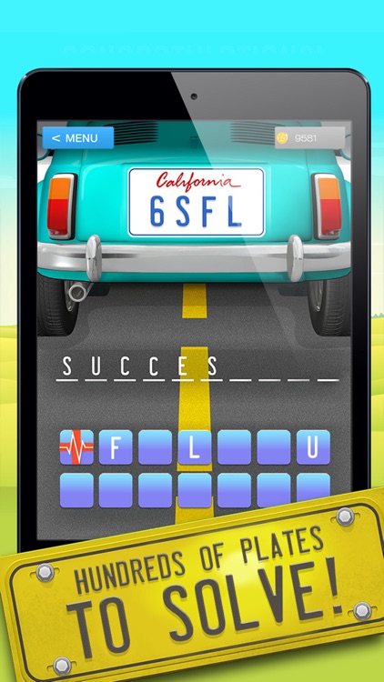 Guess the Plate - The Vanity License Plate Game by The App Ward