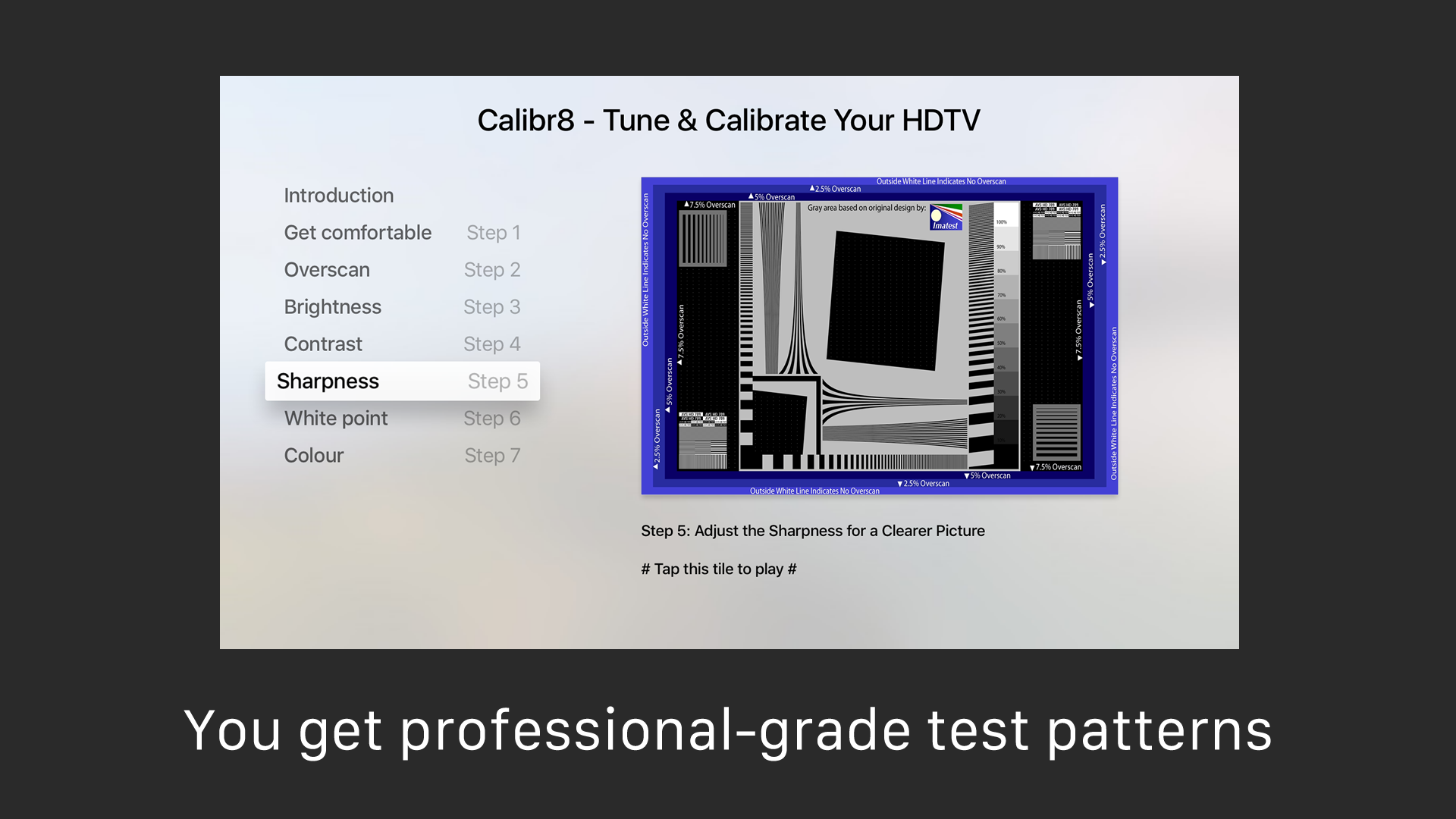 Calibr8 - Instructions & Professional-grade Calibration Test Patterns ...