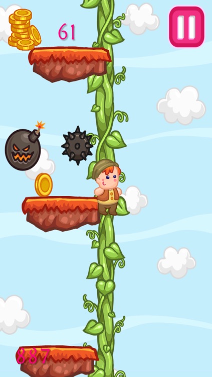 A Giant Beanstalk Climb Adventure Game With Cute Jack And The Little ...