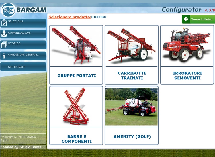 Bargam Configurator by Studio Duèss srl