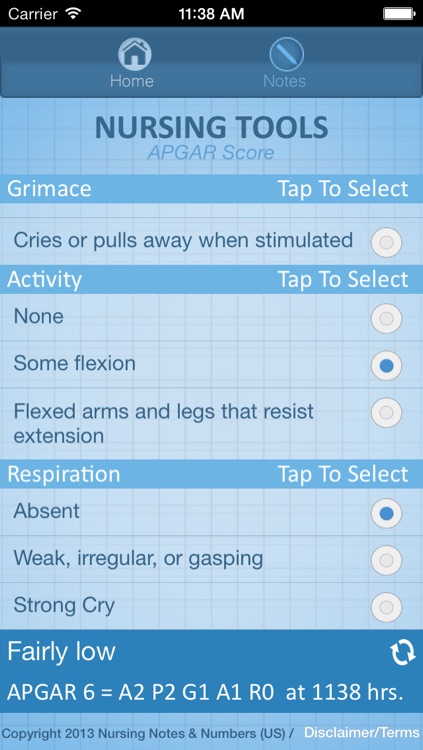 APGAR Score N3 by Brian Donahower