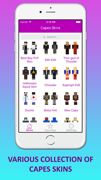 Capes Skins Lite - Best Skins for Minecraft Pocket Edition by Paritaben ...