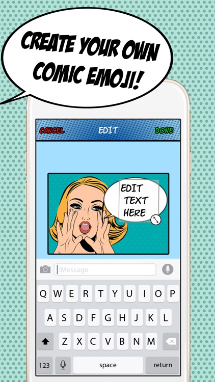 Comic Emojis - Pop Art Emoticon & Emoji Maker by BeeInTime Ltd