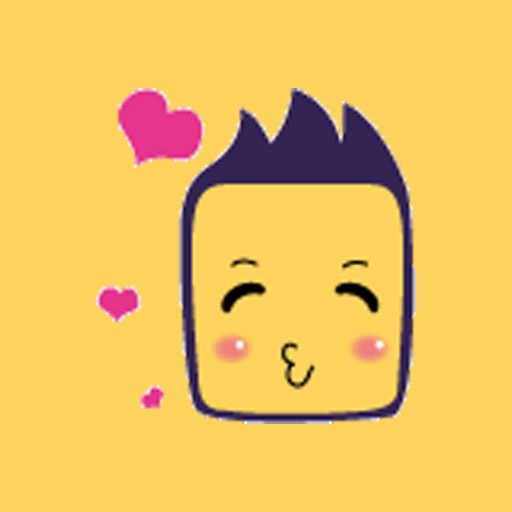 Animated Kiss Sticker For iMessage by Kaushik Godhani