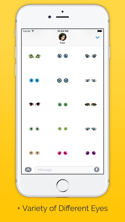 Crazy Eye Stickers by Corbin Brown