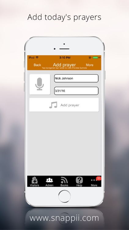 Sign In Church Guest Book App by Snappii