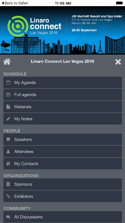 Linaro Connect Las Vegas 2016 by Pathable, Inc.