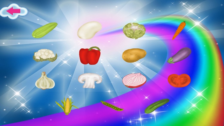 Vegetables Arrows Sparkles Game by Eran Kocovic Tager