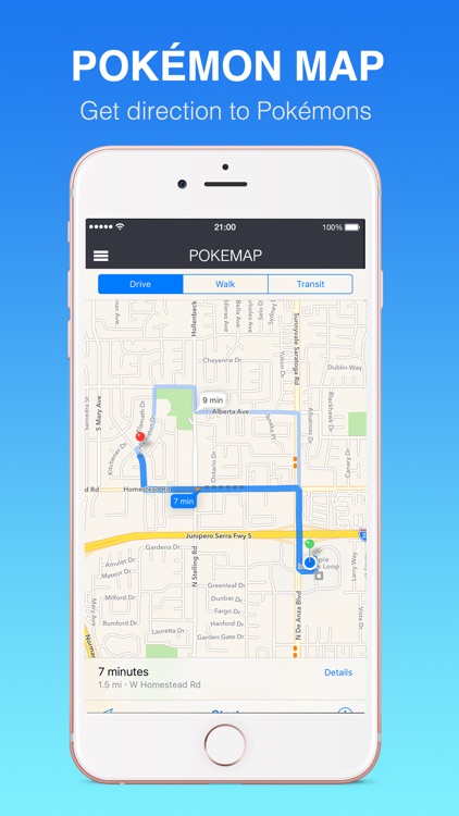 PokéFinder:PokéAlert - Realtime map for Pokémon GO by Trieu Hoang Nguyen