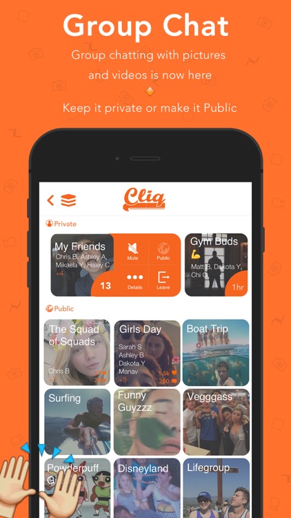 Cliq - Group Chat with Photos by KotaApps