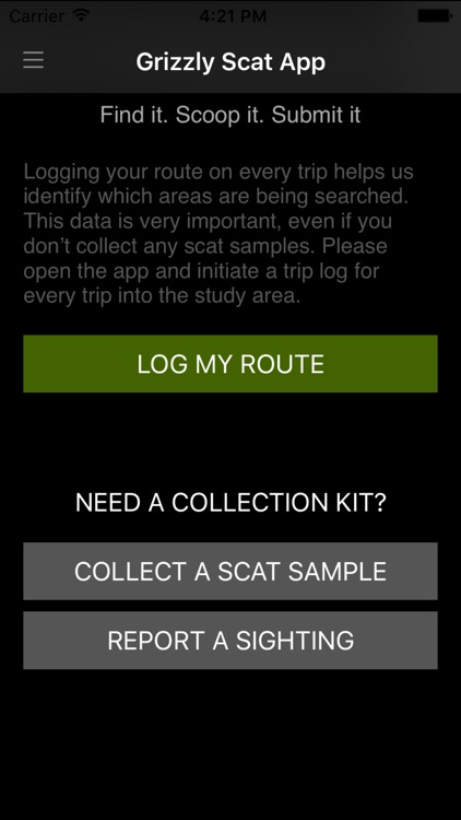 Grizzly Scat App by Foothills Research Institute