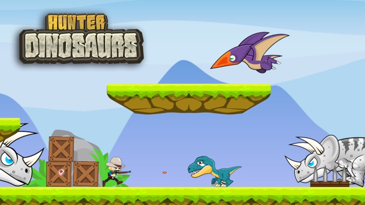 Hunter Dinosaurs by Wipoo Chatwaranon