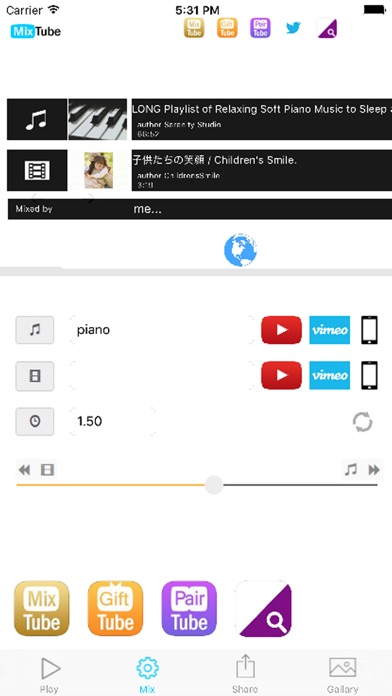 「MixTube」 - iPhoneアプリ | APPLION