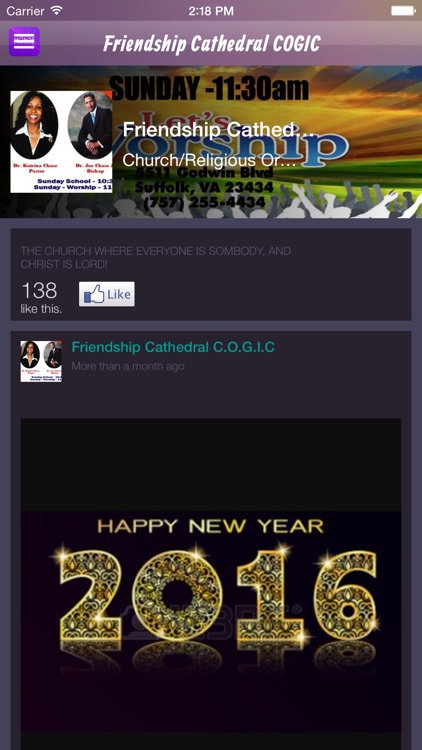 Friendship Cathedral COGIC by churchwebcast