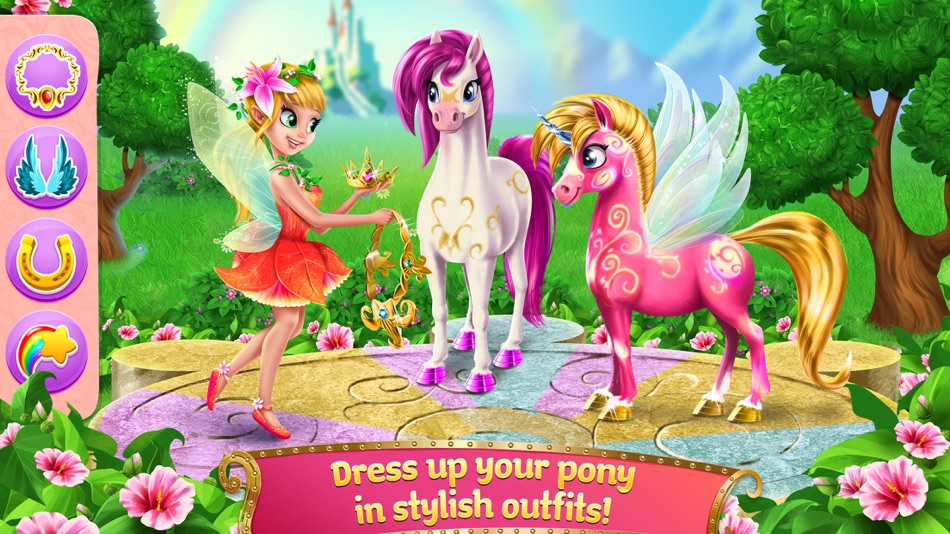 Princess Fairy Rush - Pony Rainbow Adventure by TabTale LTD - (iOS ...