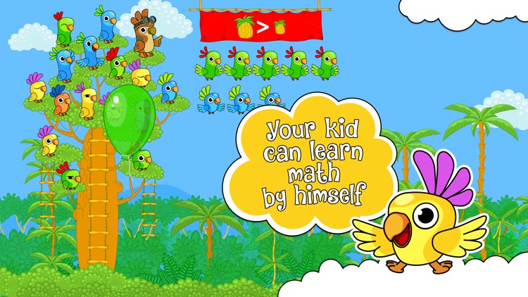Counting Parrots 1 Free, Engaging Basic Math and Numbers Learning ...