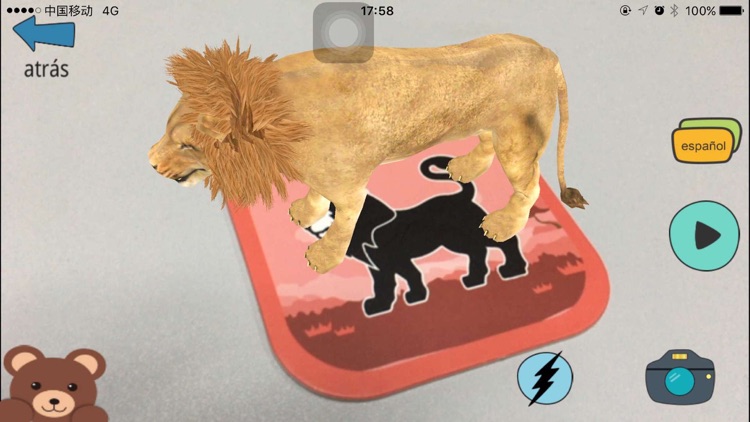 AR Talking 3D Flashcards Zoo by shengda xu