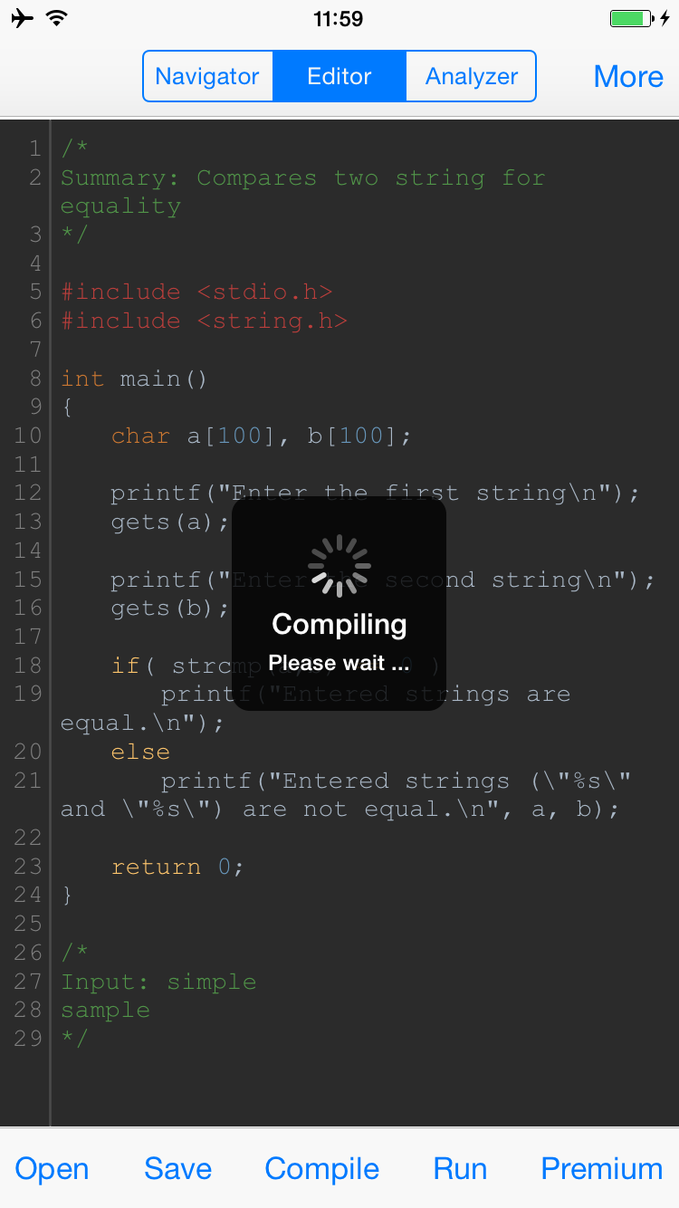 CppCode - offline C/C++ IDE & Compiler | AppFollow | App’s reputation platform