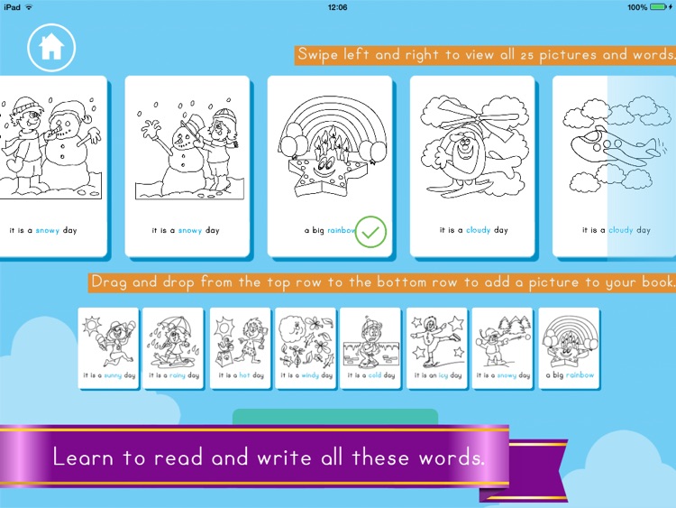 My Weather Book Free - Letter Shape Tracing Activity App by The App ...