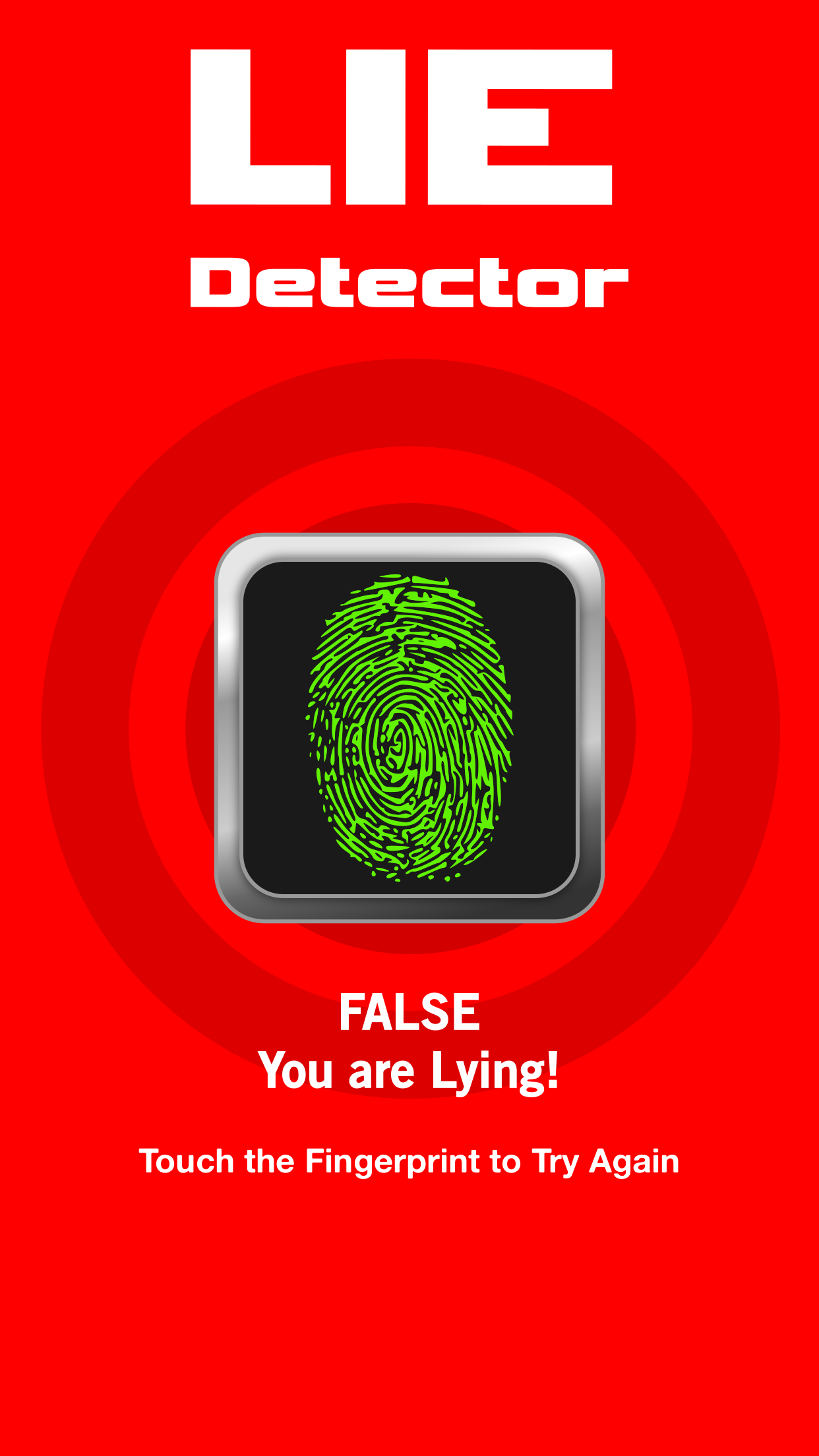 Lie Detector Test - True or False Fingerprint Scanner Prank | AppFollow ...