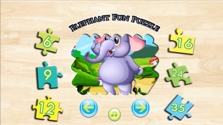 Elephant Fun Puzzle by Banyen Thathun